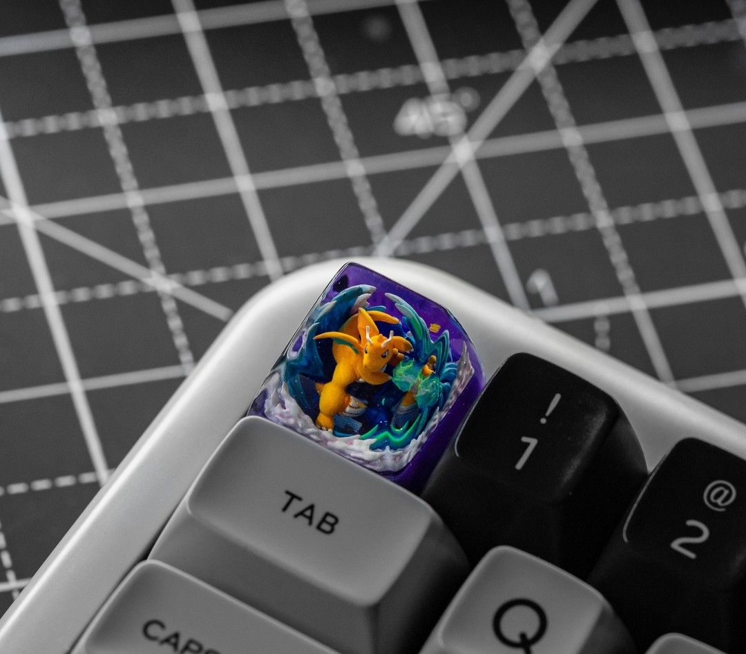 S-Craft Pokemon artisan keyboard keycaps - Dragonite, Computers & Tech ...