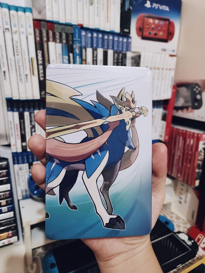 Pokemon Sword Steelbook Only (Sealed), Video Gaming, Video Games ...