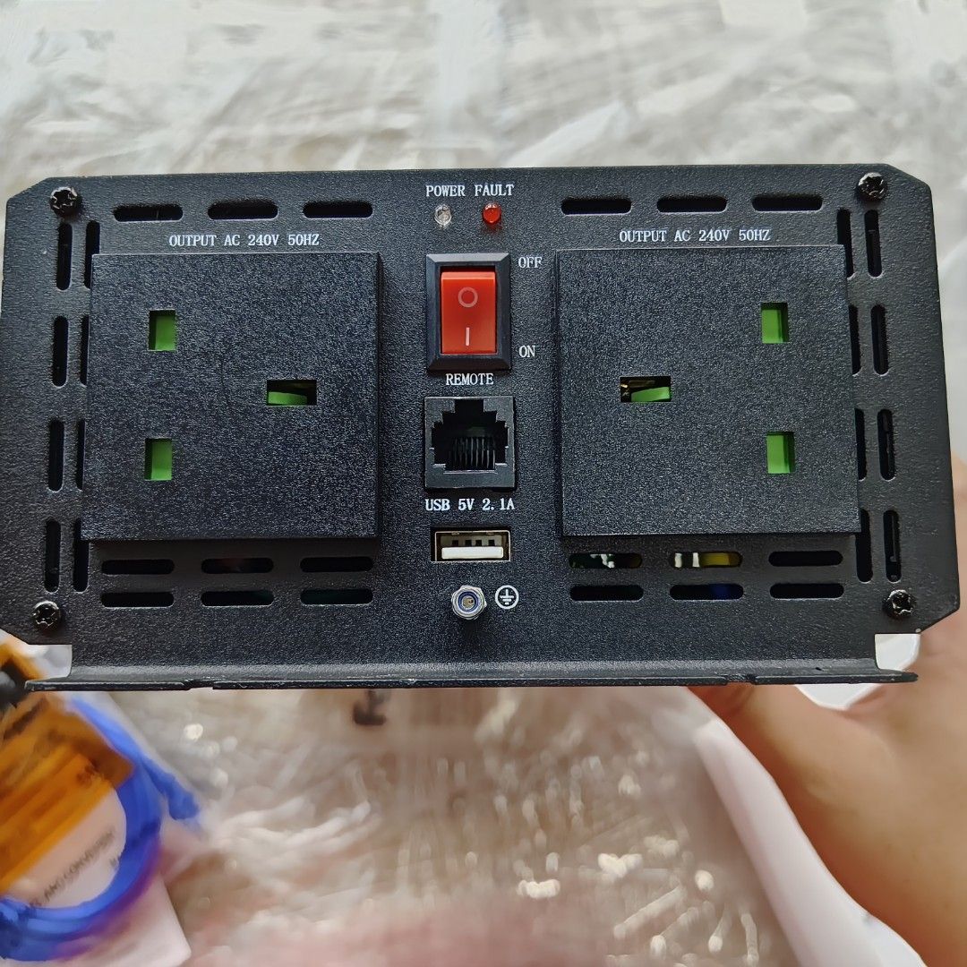 Power Inverter Pure Sine Wave-1500 Watt 12V DC to 230V/240V AC ...