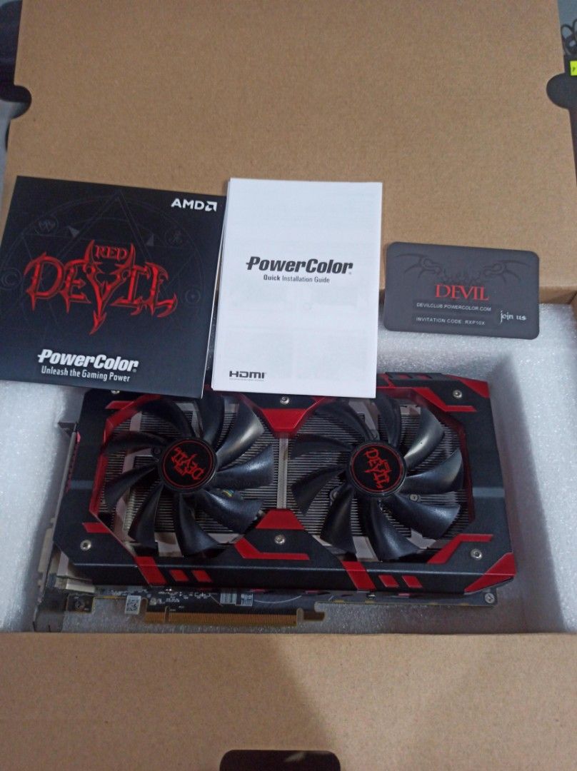 PowerColor Red Devil RX580 8gb, Computers & Tech, Parts & Accessories ...