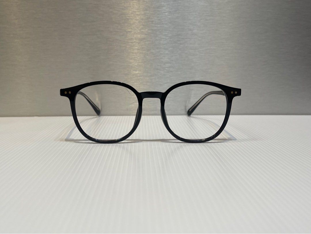 Premium black acetate thick frame eyewear, Men's Fashion, Watches ...