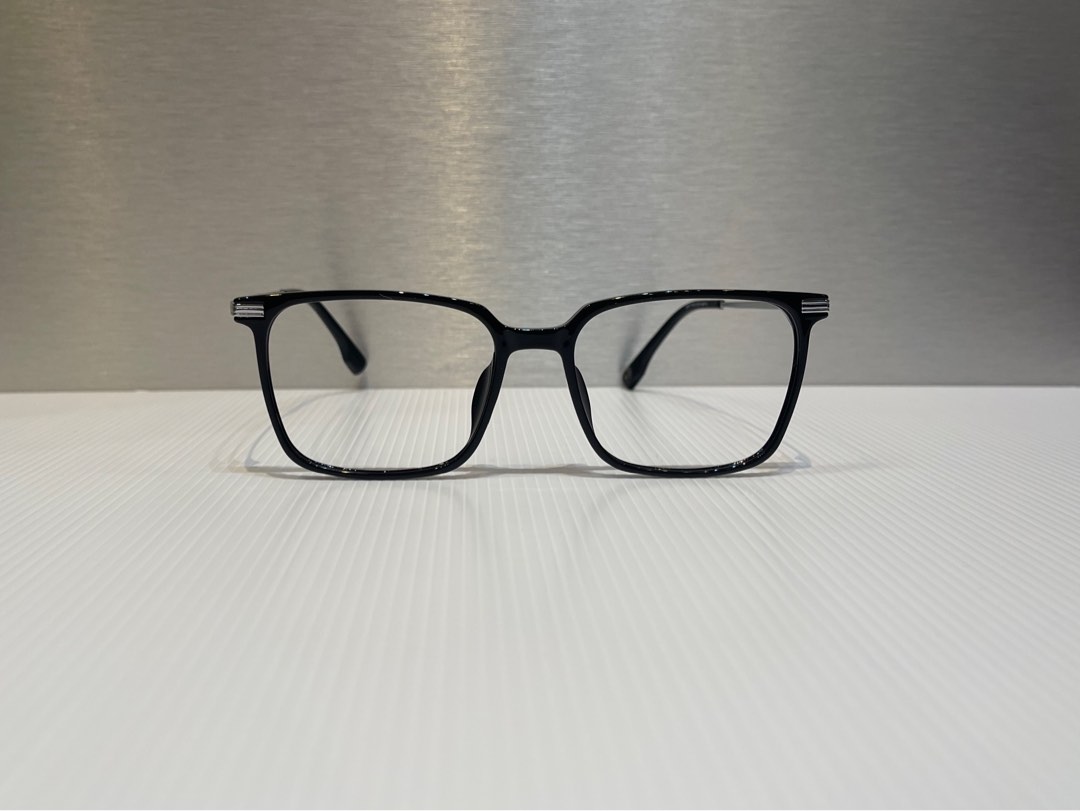 Premium black acetate with titanium temples, Men's Fashion, Watches ...