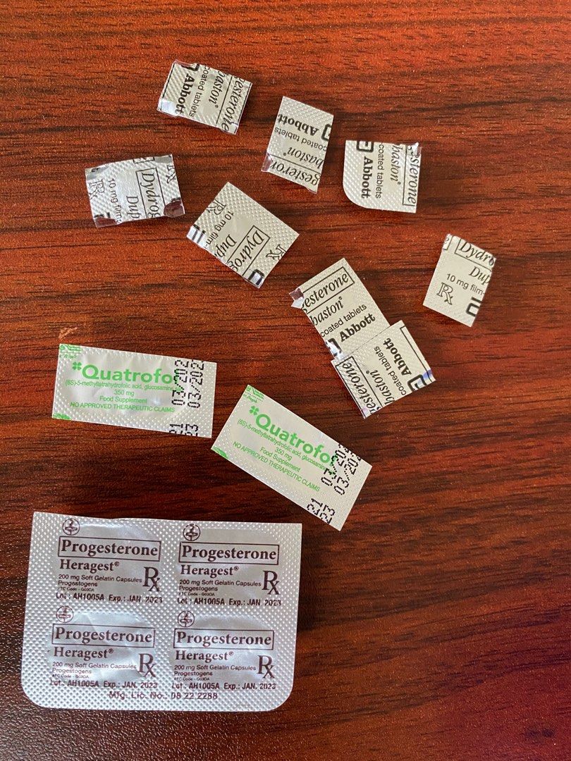 Progesterone Duphaston Heragest Quatrofol, Health & Nutrition, Medical ...