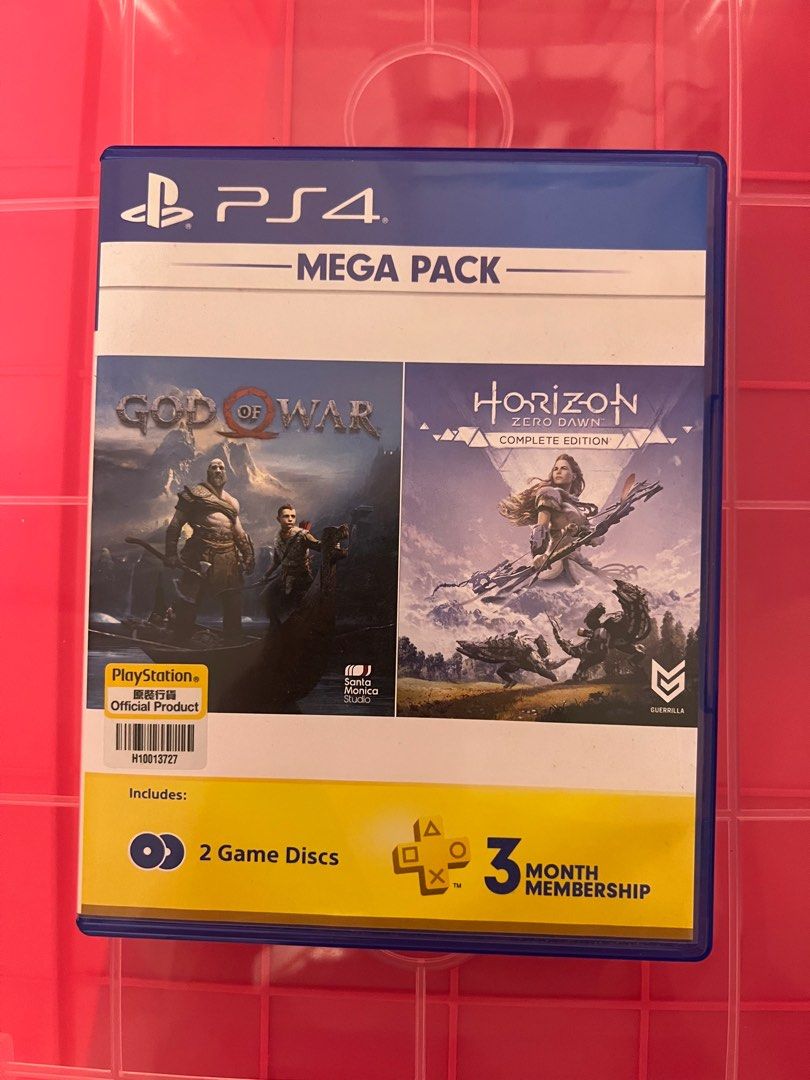 Ps4 Mega Pack Games God Of War And Horizon Zero Dawn Complete Edition