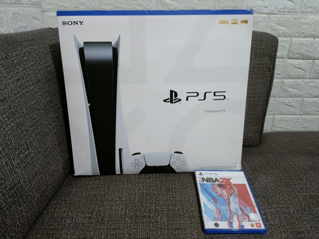 Ps5 disc ed. Complete with nba 2k22, Video Gaming, Video Game Consoles ...