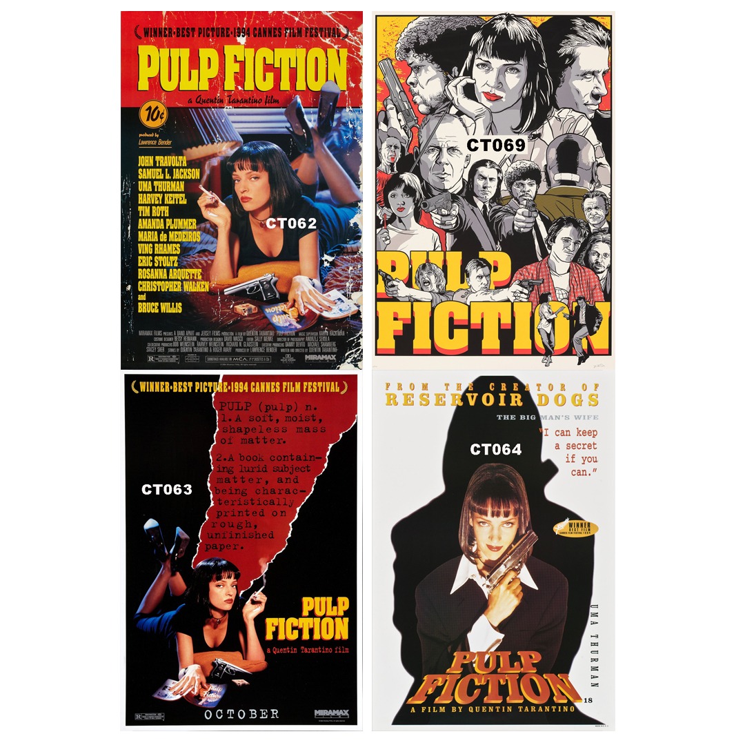PULP FICTION (1994) MOVIE POSTERS (PART 1), Hobbies & Toys, Memorabilia ...