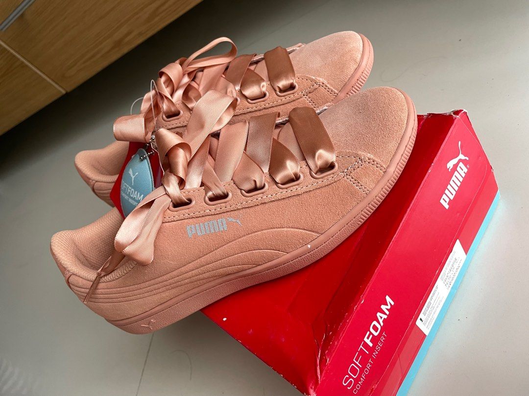 Puma Vicky Ribbon, Women's Fashion, Footwear, Sneakers on Carousell