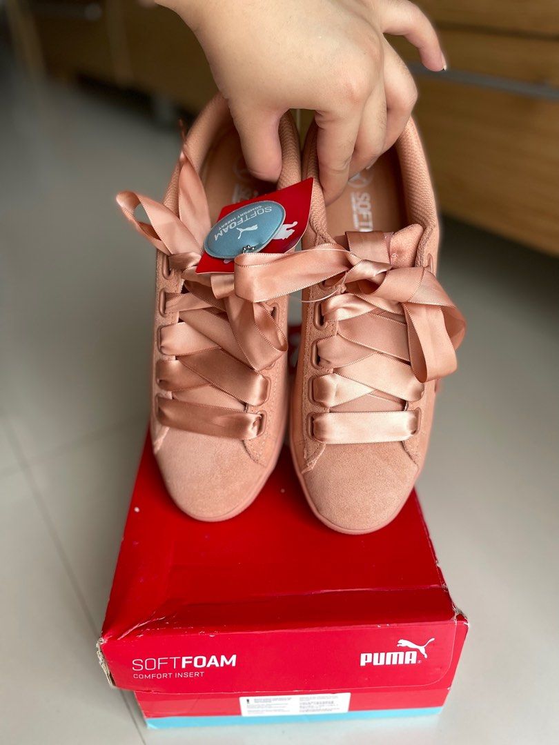 Puma Vicky Ribbon, Women's Fashion, Footwear, Sneakers on Carousell