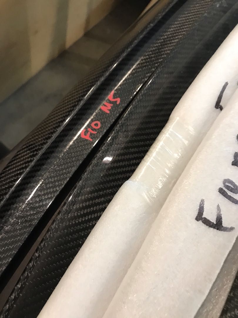 REAL CARBON FIBRE BOOT LIP SPOILER FOR BMW AND MERCEDES CLEARANCE ...