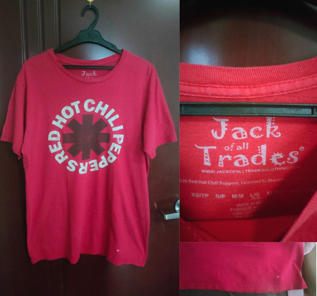 Red Hot Chilli Pepper vintage band shirt, Men's Fashion, Tops & Sets ...