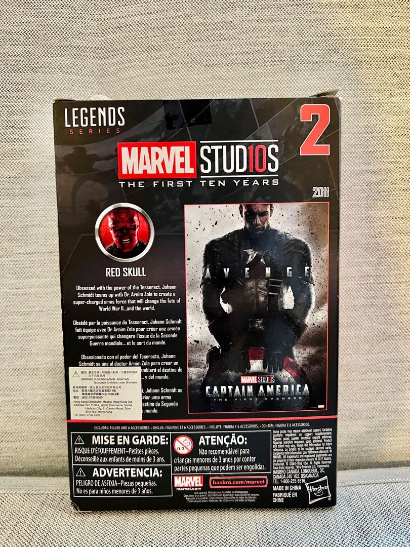 Red Skull marvel legends Captain America Not Mcfarlane Adc collectibles ...