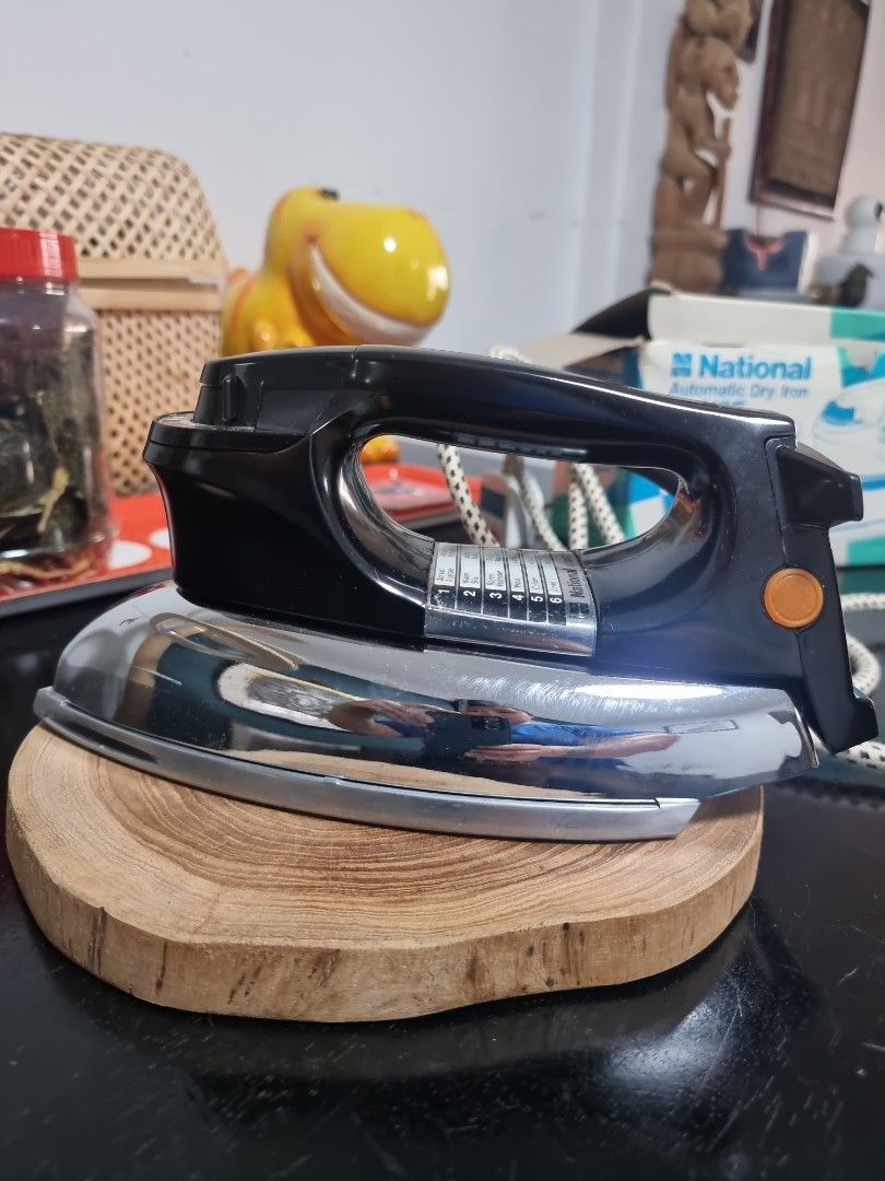 Retro vintage national dry iron, TV & Home Appliances, Irons & Steamers ...