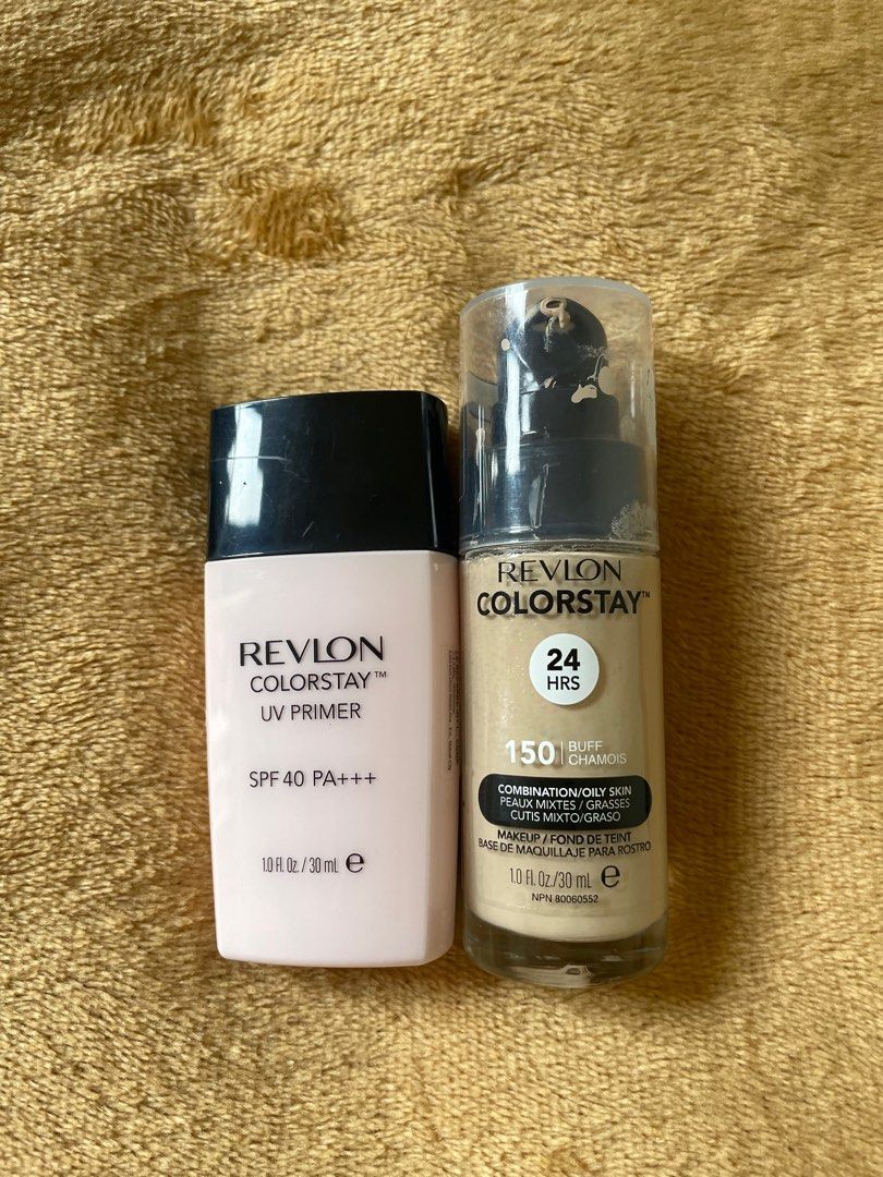 Revlon Primer and Foundation, Beauty & Personal Care, Face, Makeup on ...
