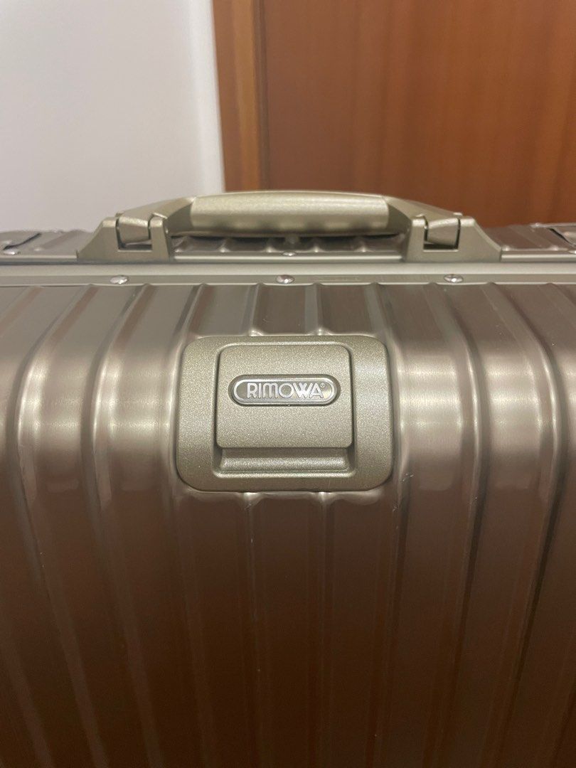 Rimowa Topas Titanium MW56 45L, Hobbies & Toys, Travel, Luggage on ...