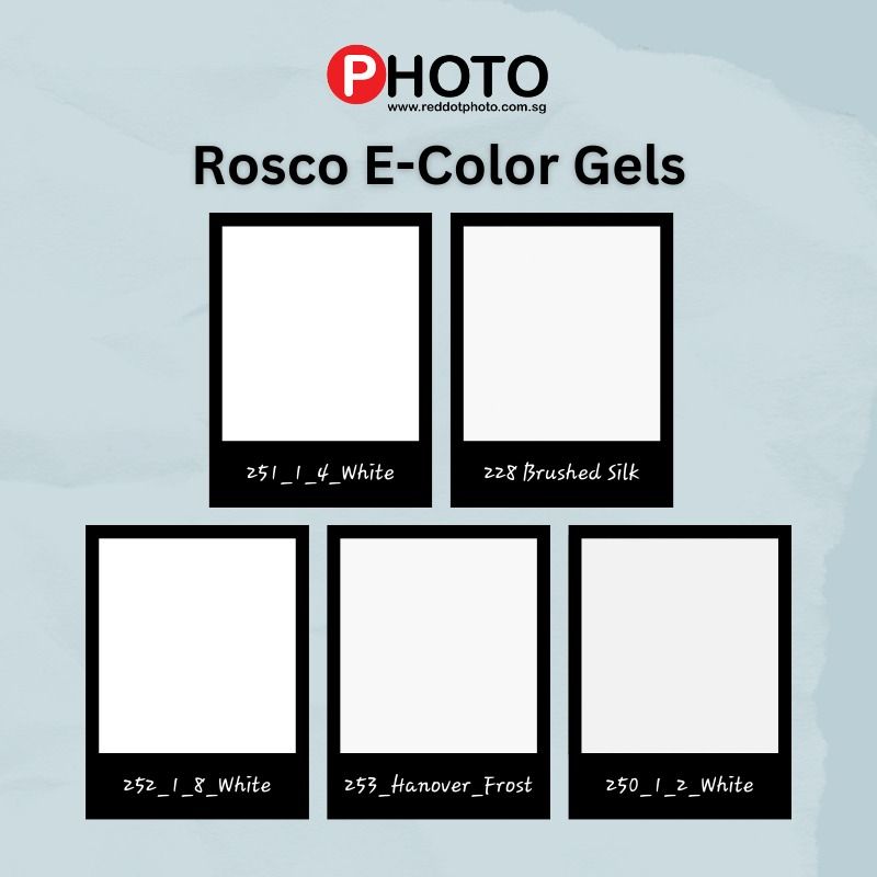 Rosco E-Colour CTO and CTB Strobist Gels Color filters 21" x 48" (53cm ...