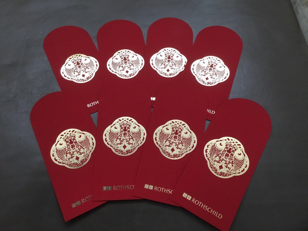 Rothschild Red Packet Set of 8 pcs, Hobbies & Toys, Stationery & Craft ...