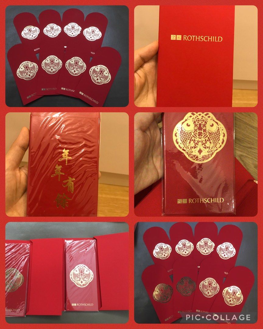 Rothschild Red Packet Set of 8 pcs, Hobbies & Toys, Stationery & Craft ...