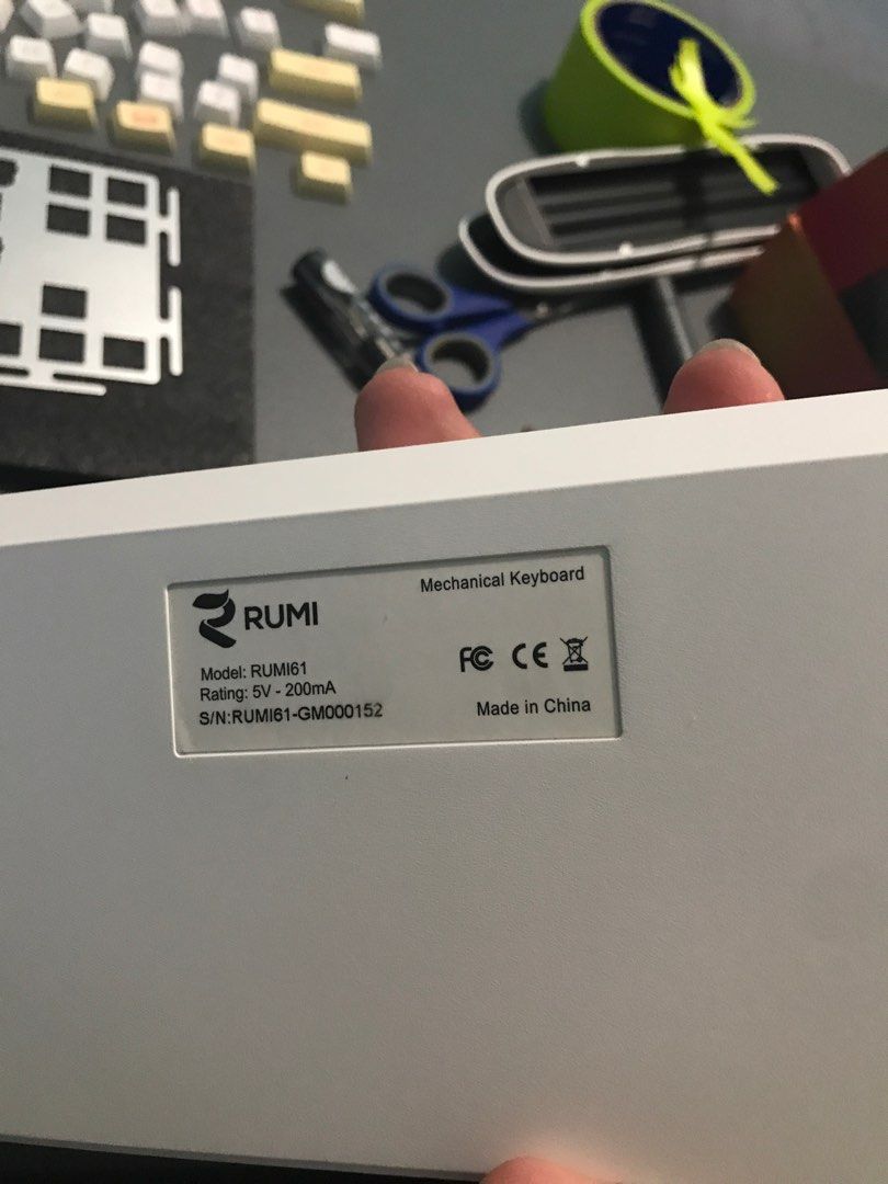 Rumi61 V1 Mechanical Keyboard, Computers & Tech, Parts & Accessories ...
