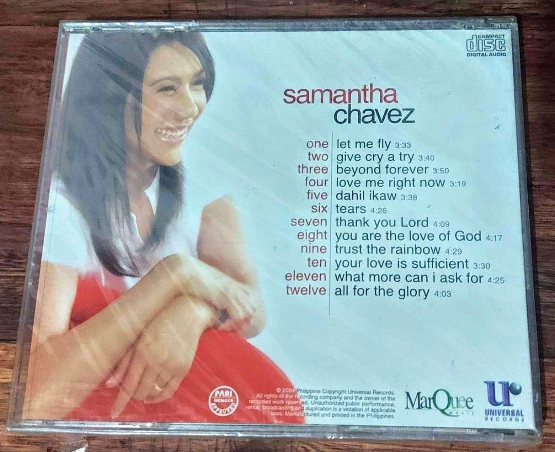 Samantha chavez, Hobbies & Toys, Music & Media, CDs & DVDs on Carousell