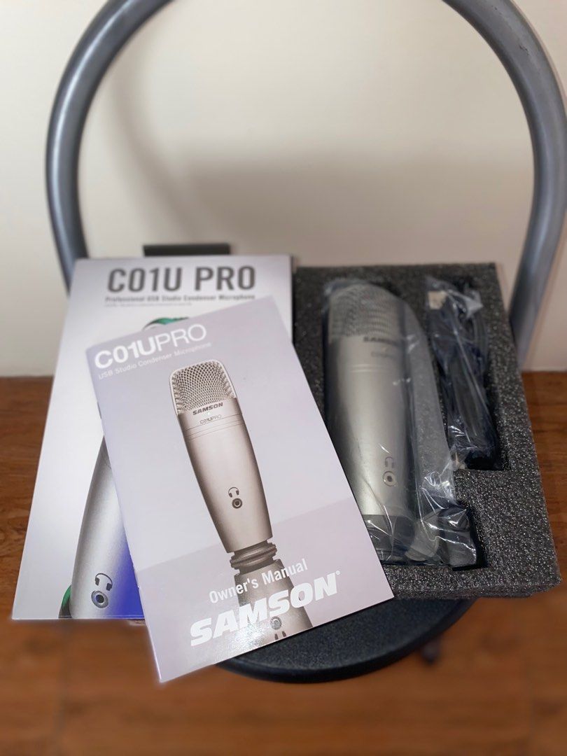 SAMSON C01U PRO USB STUDIO CONDENSER MICROPHONE, Audio, Microphones on ...
