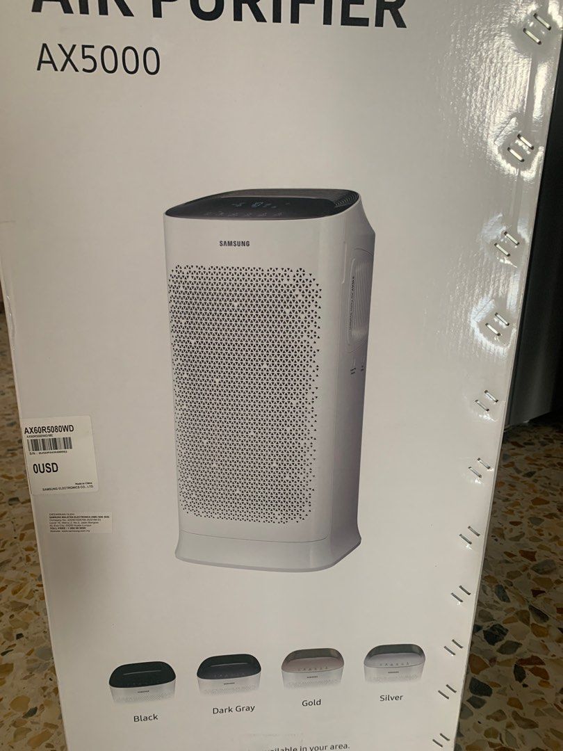 Samsung Air Purifier AX5000, TV & Home Appliances, Air Purifiers ...