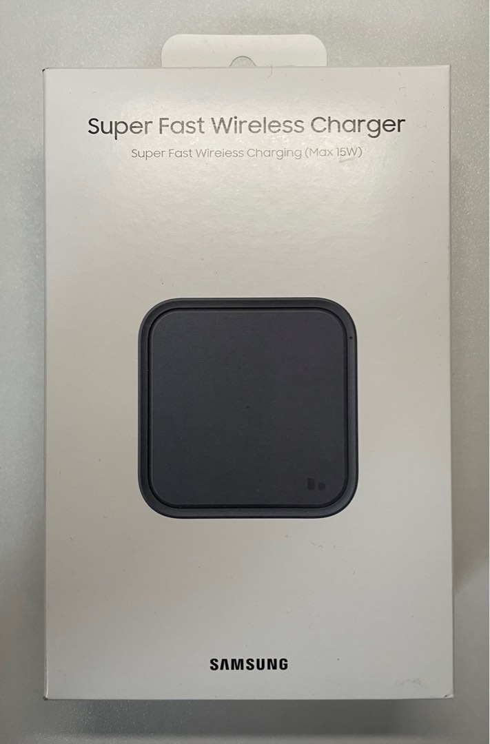 Samsung Super Fast Wireless Charger (Black / 黑), 手提電話, 其他裝置 - Carousell
