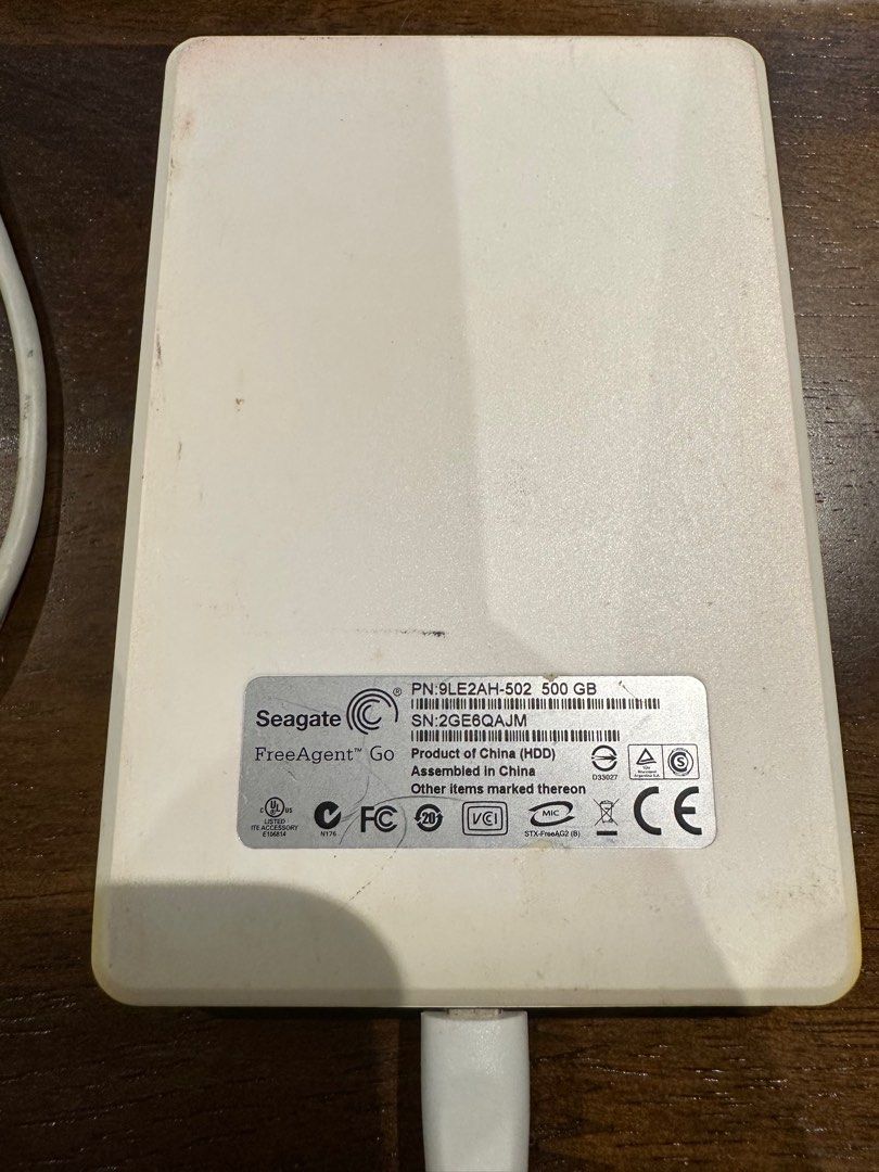 Seagate FreeAgent Go 500gb, Computers & Tech, Parts & Accessories, Hard ...