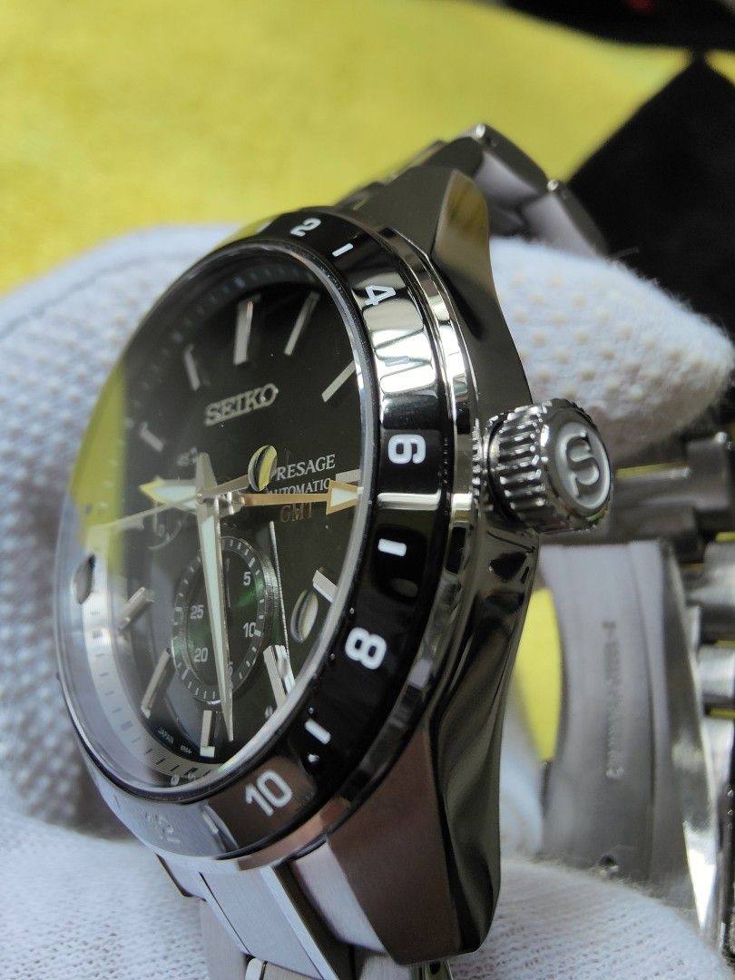 Seiko Presage Sharp edge GMT, Luxury, Watches on Carousell