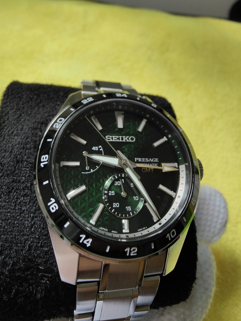 Seiko Presage Sharp edge GMT, Luxury, Watches on Carousell