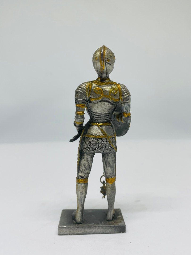 Vintage Medieval Knights - set of 3 miniatures - Malta 1565 (brass ...