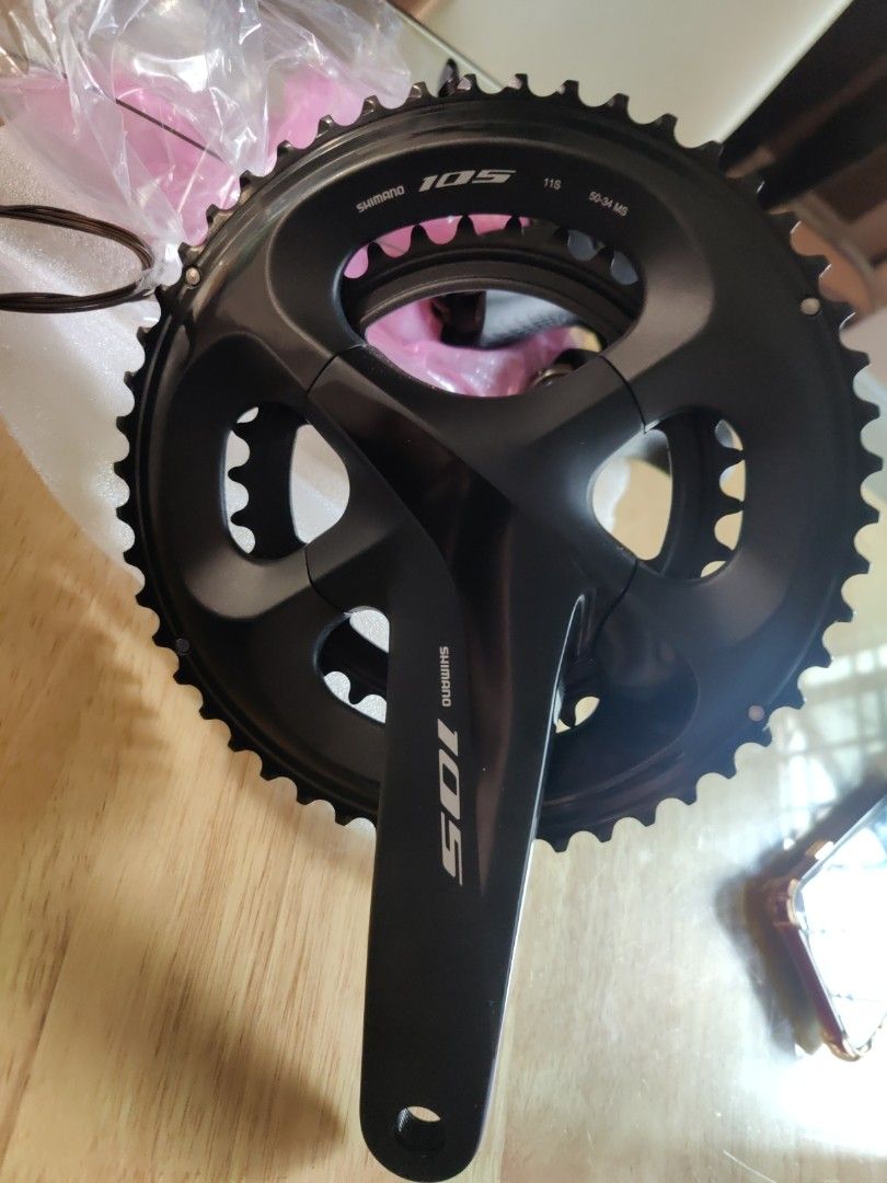 Shimano 105 R7000 crank 50-34 free installation, Sports Equipment ...