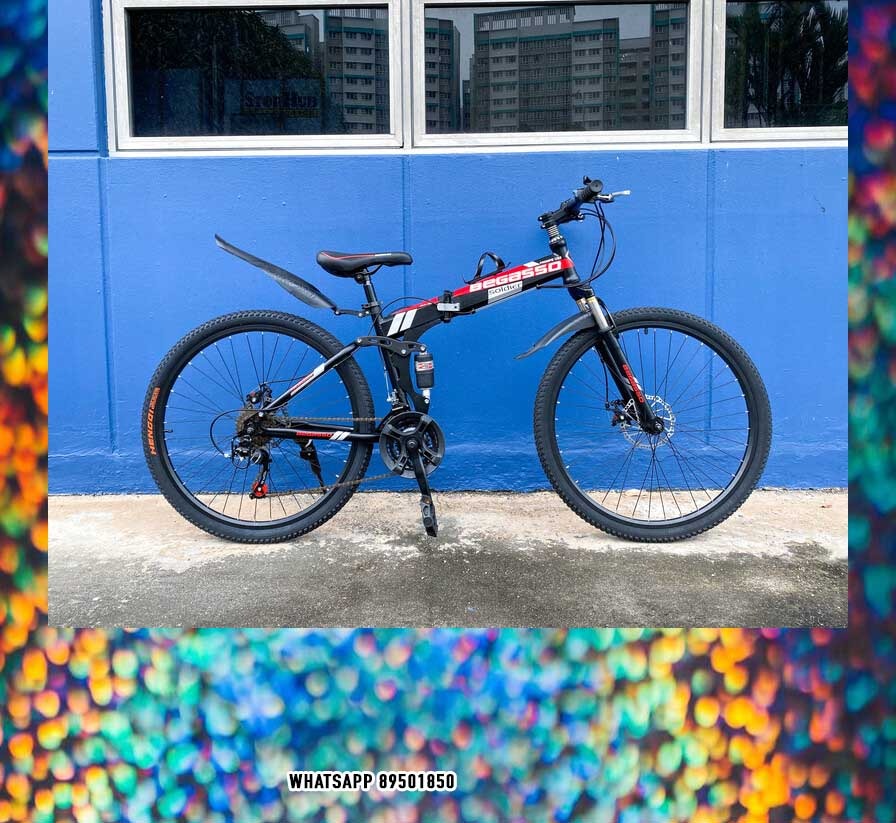 Shimano gear 21 speed 26" Wheel Begasso Foldable mountain bike MTB 21 ...