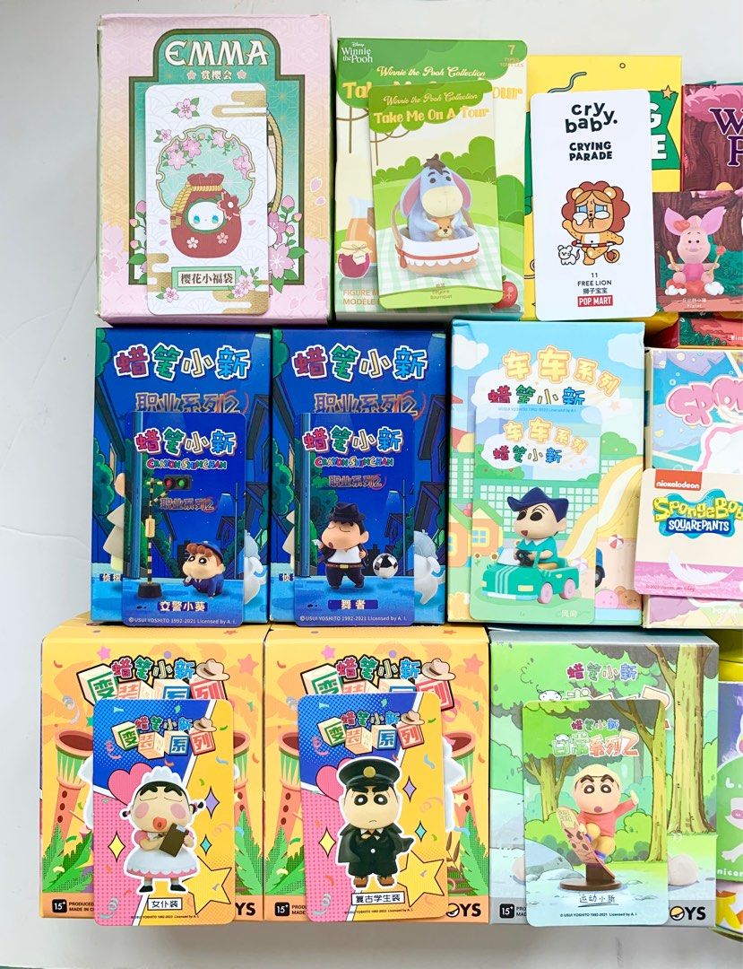 Shinchan / Emma Forest / Popmart Crybaby Blind Boxes, Hobbies & Toys ...