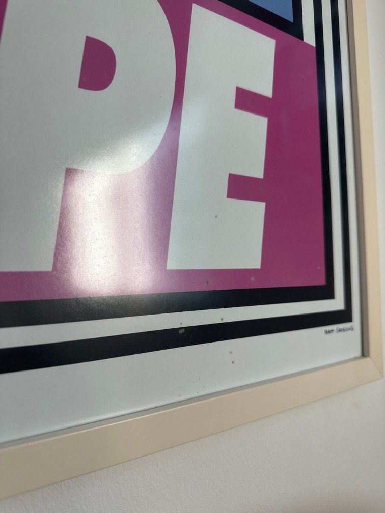 Simpson DOPE picture and frame, Furniture & Home Living, Home Decor ...