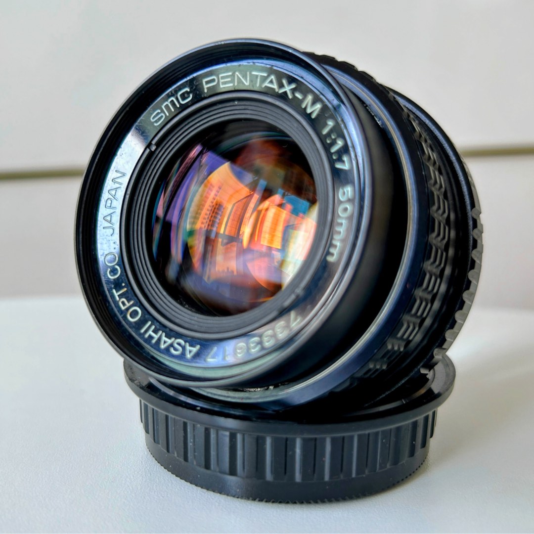 SMC Pentax-M 50mm f1.7 Asahi Opt. Co. Japan K-mount, Photography, Lens & Kits on Carousell