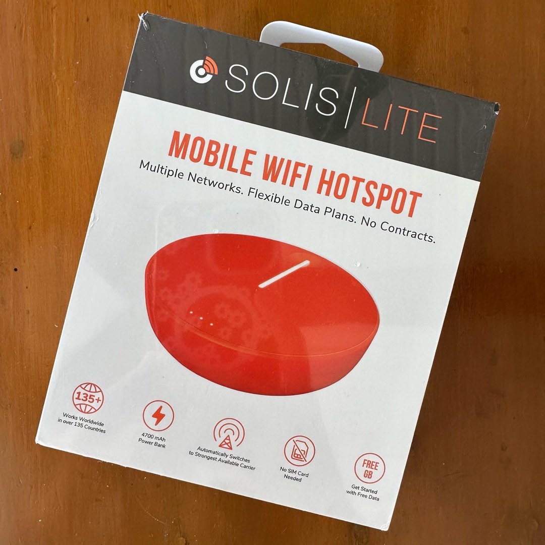 Solis Lite mobile wifi hotspot, Computers & Tech, Office & Business Technology on Carousell