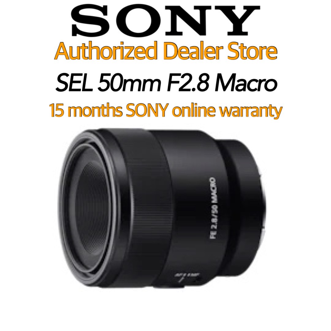 SONY SEL 50mm F2.8 Macro lens , Photography, Lens & Kits on Carousell
