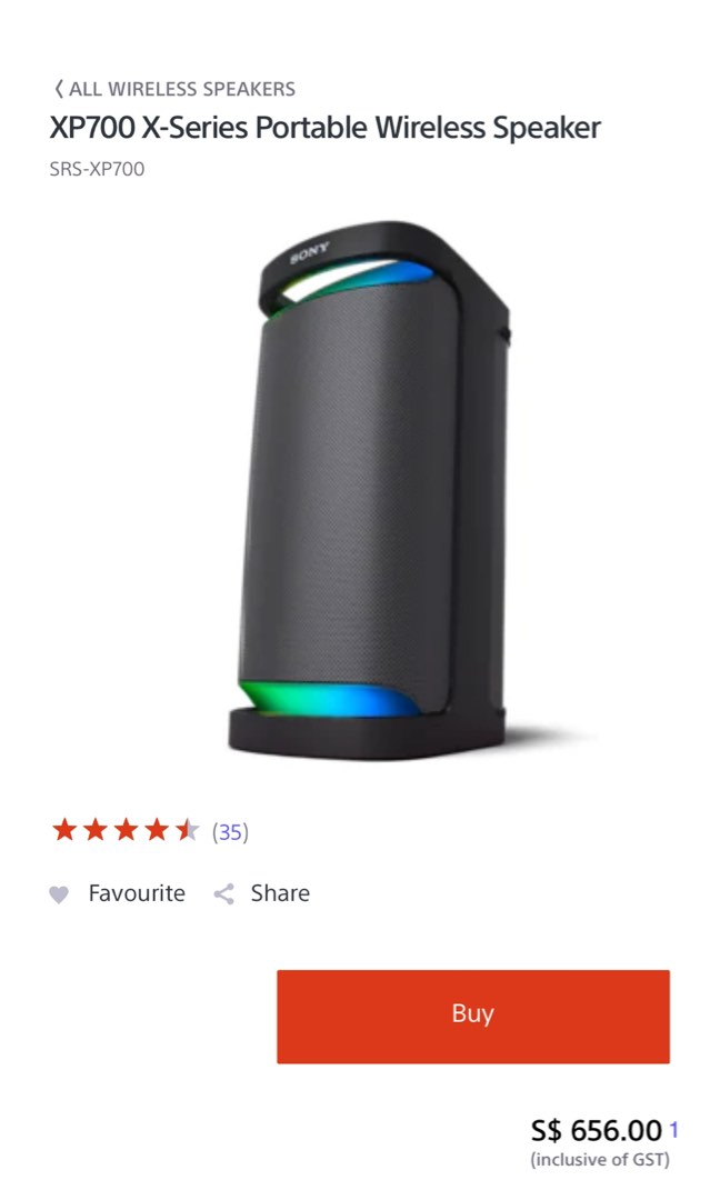 Sony SRS XP700, Audio, Soundbars, Speakers & Amplifiers on Carousell