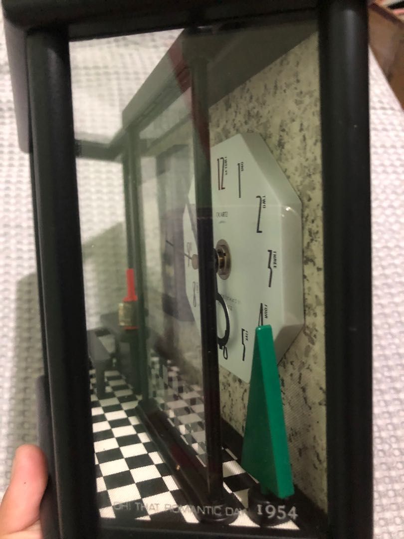 Spazio Sicura G. Sasho - desk clock mini bar diorama by lady mate japan ...