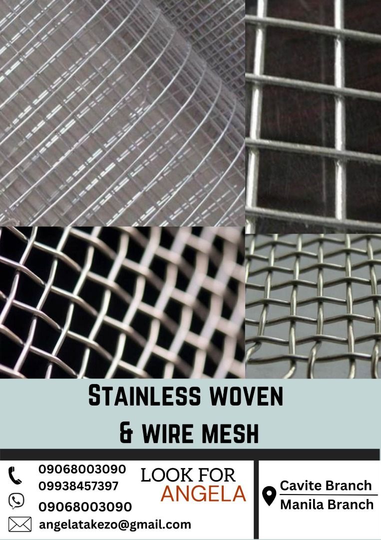 Stainless Woven Wire Mesh, Commercial & Industrial, Construction Tools ...