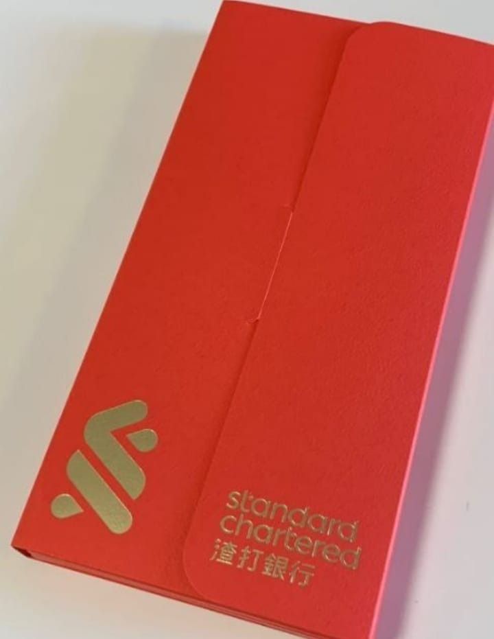 Standard chartered bank hk 2023 red packet/Angpow/Ang pow/angbao/angpau ...
