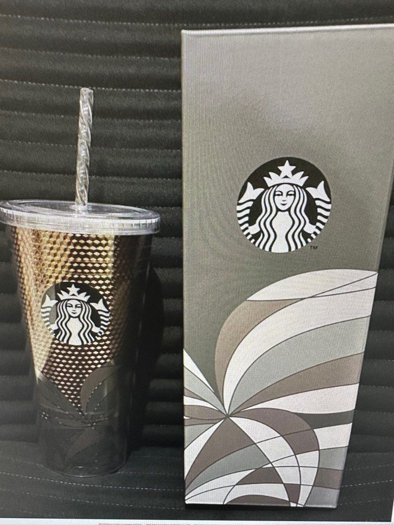 Starbucks Copper cold Cup 22oz , 其他, 其他 - Carousell