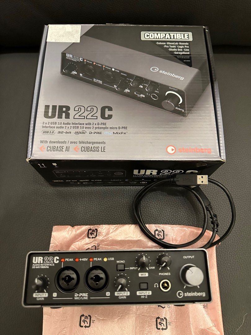 Steinberg UR22C 2x2 Audio Interface, Audio, Other Audio Equipment on ...