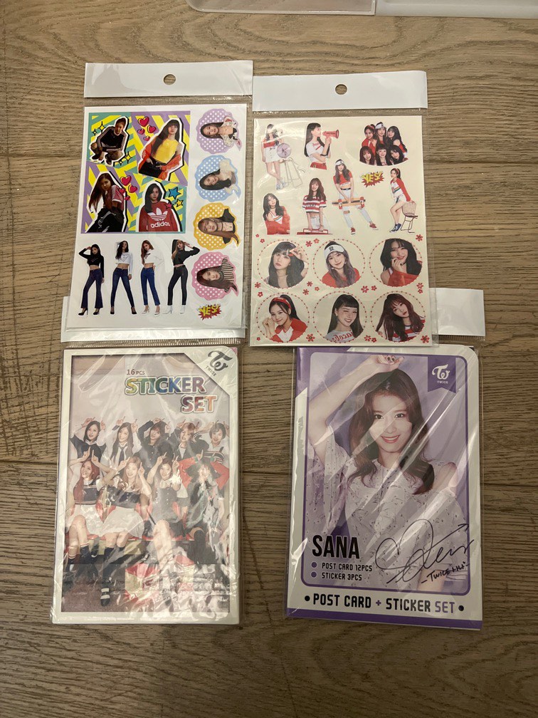 Sticker set (Twice, BLACKPINK, GFRIEND), 興趣及遊戲, 收藏品及紀念品, 韓流 - Carousell