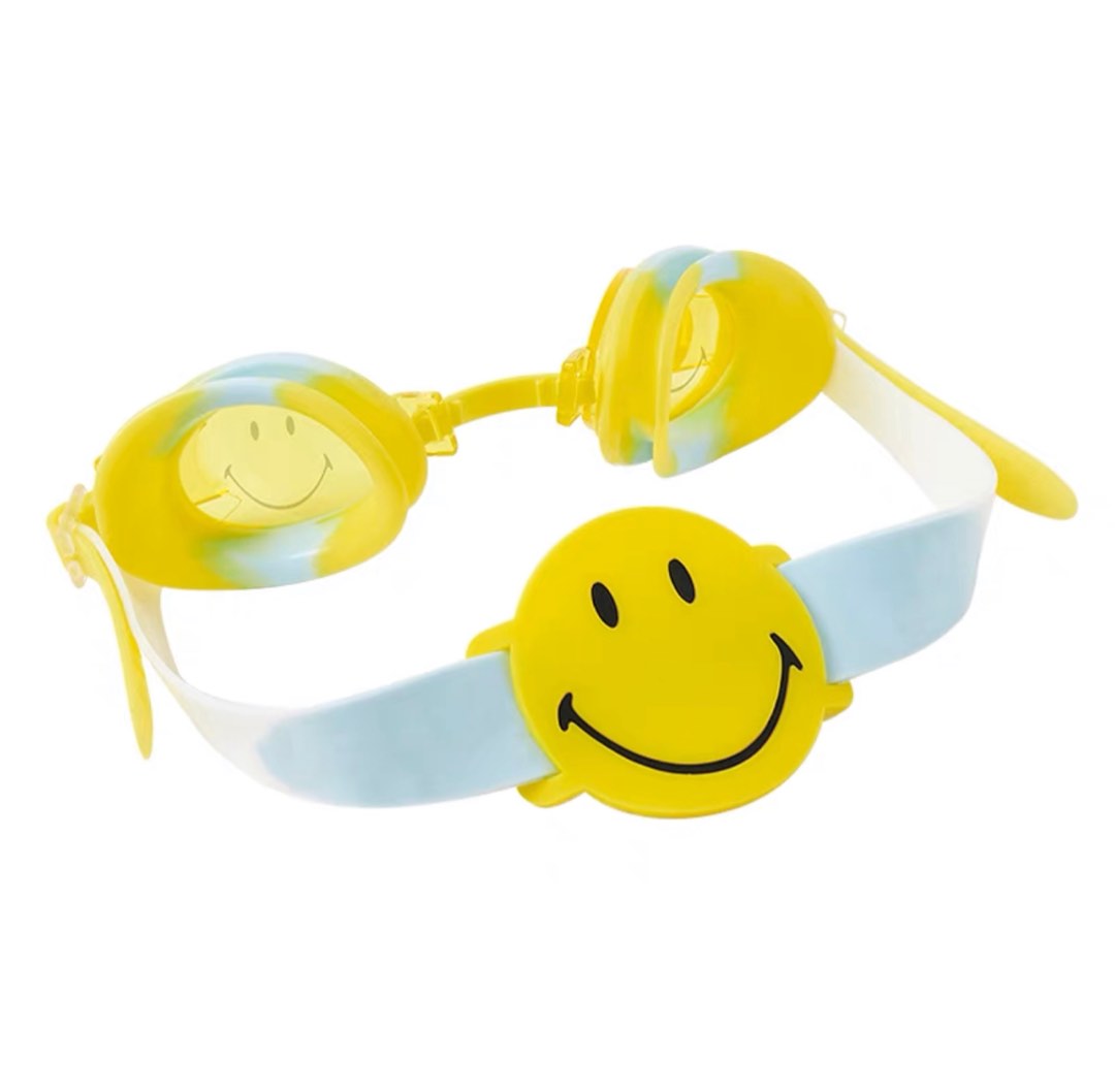 Sunnylife Smiley Mini Swim Goggles in Yellow, Babies & Kids, Babies ...