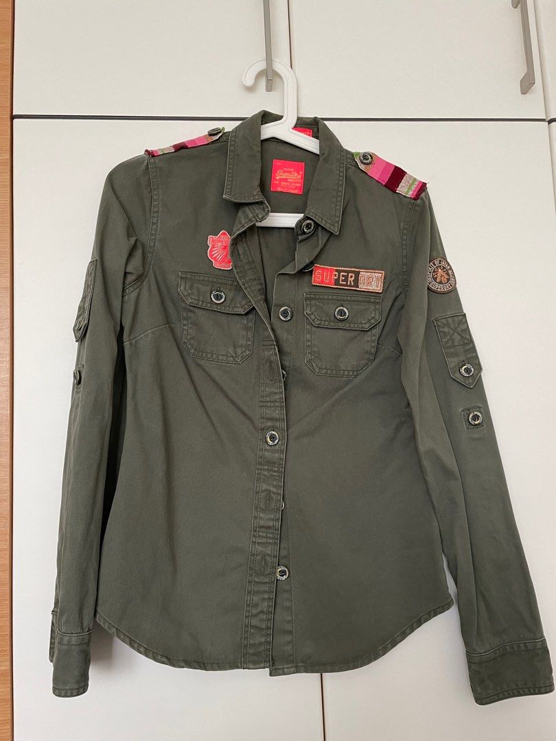 Superdry Army Jacket, Women's Fashion, Coats, Jackets and Outerwear on ...