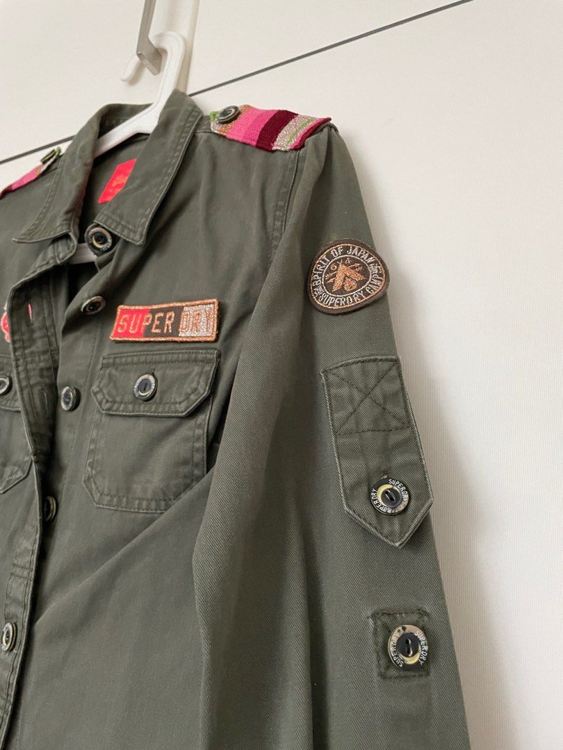 Superdry Army Jacket, Women's Fashion, Coats, Jackets and Outerwear on ...