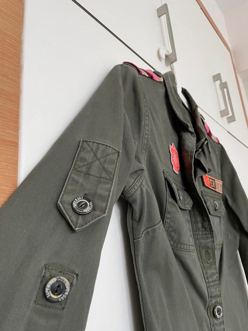 Superdry Army Jacket, Women's Fashion, Coats, Jackets and Outerwear on ...