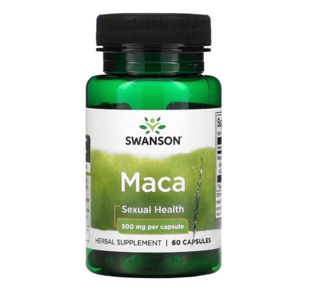 Swanson Maca 500 mg 60 Capsules expiry date 06/2025, 健康及營養食用品, 健康補充品 ...