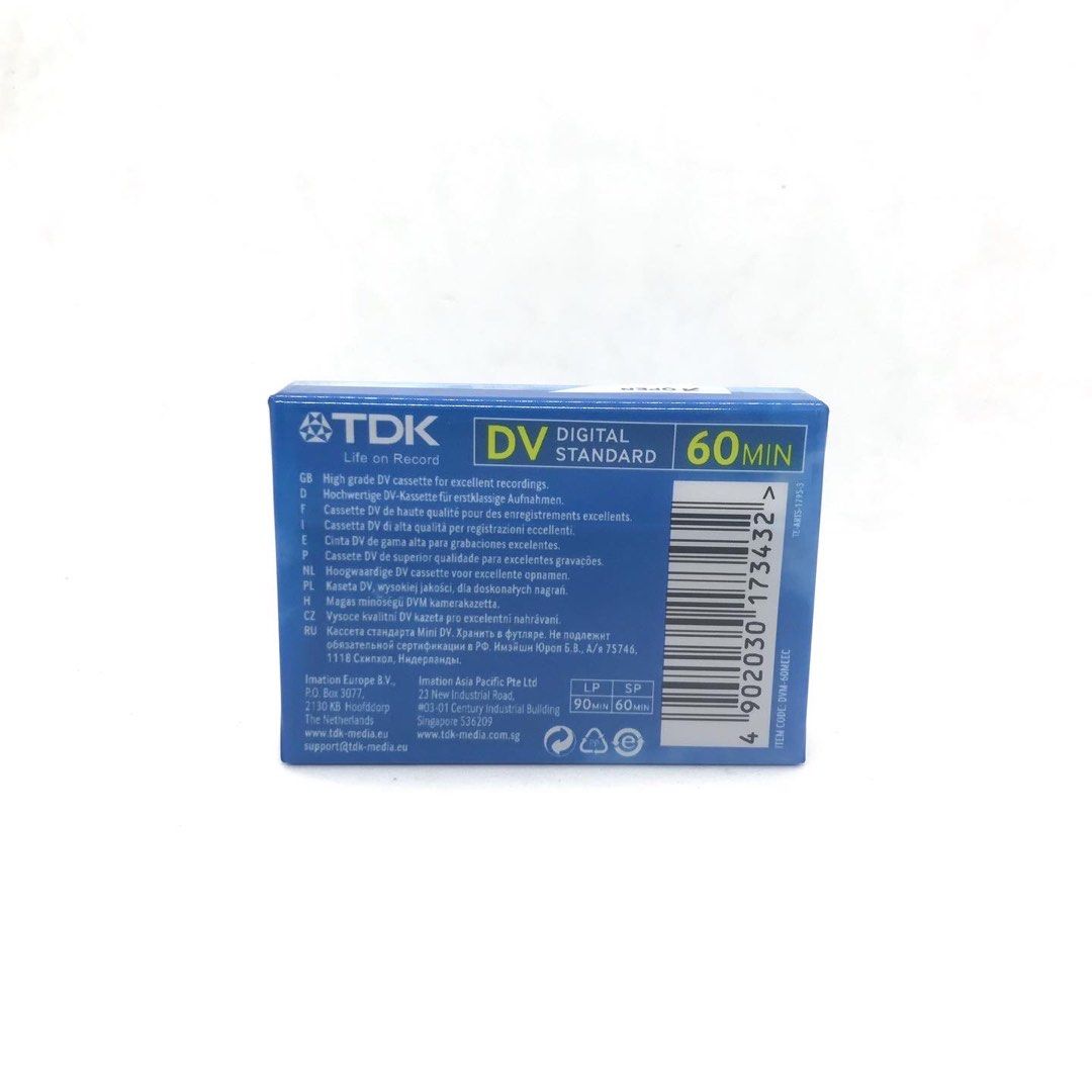 TDK Blank miniDV casette tape, Photography, Video Cameras on Carousell